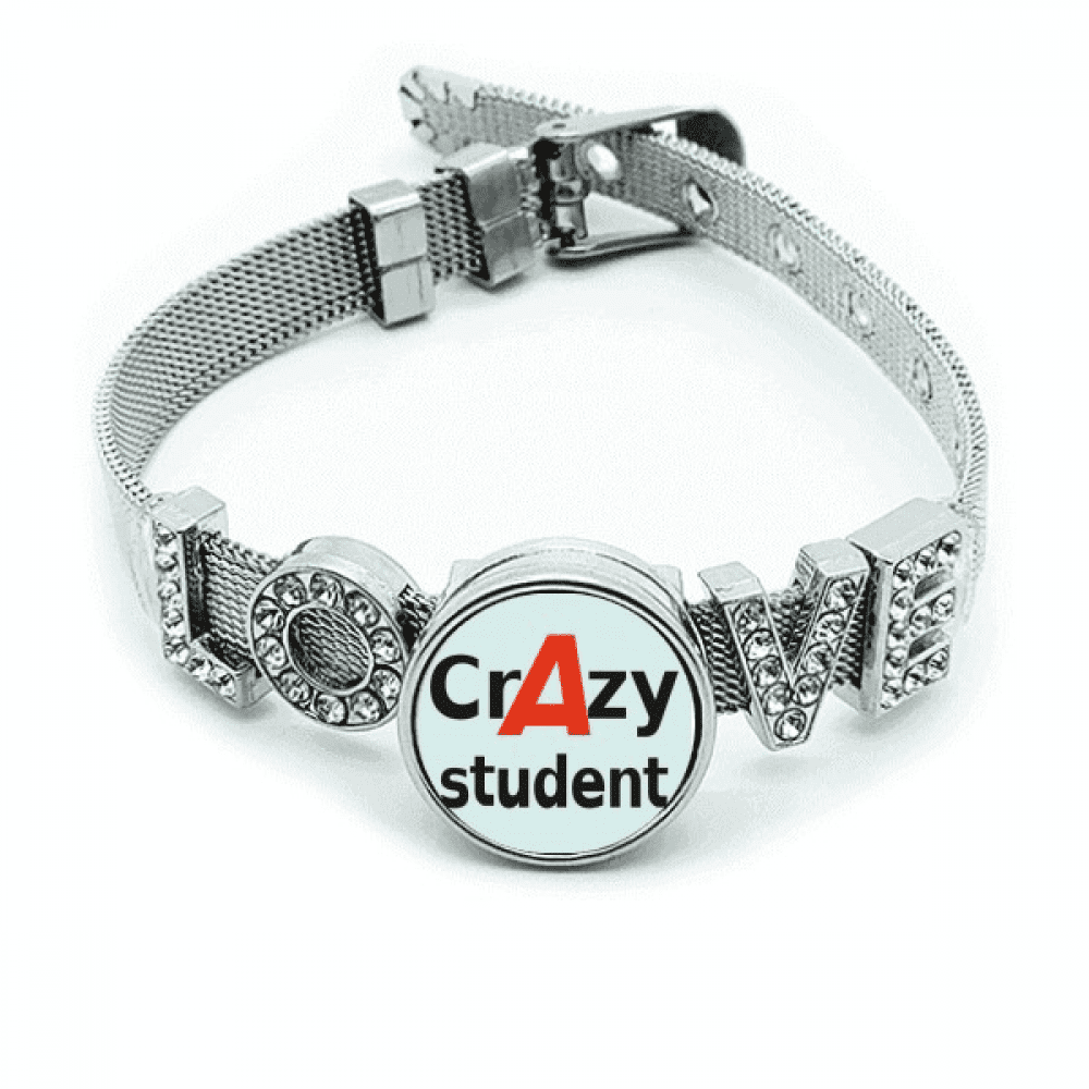 Brief Best Cool Student Pupil Scholastic Bracelet Wristband Crystal ...