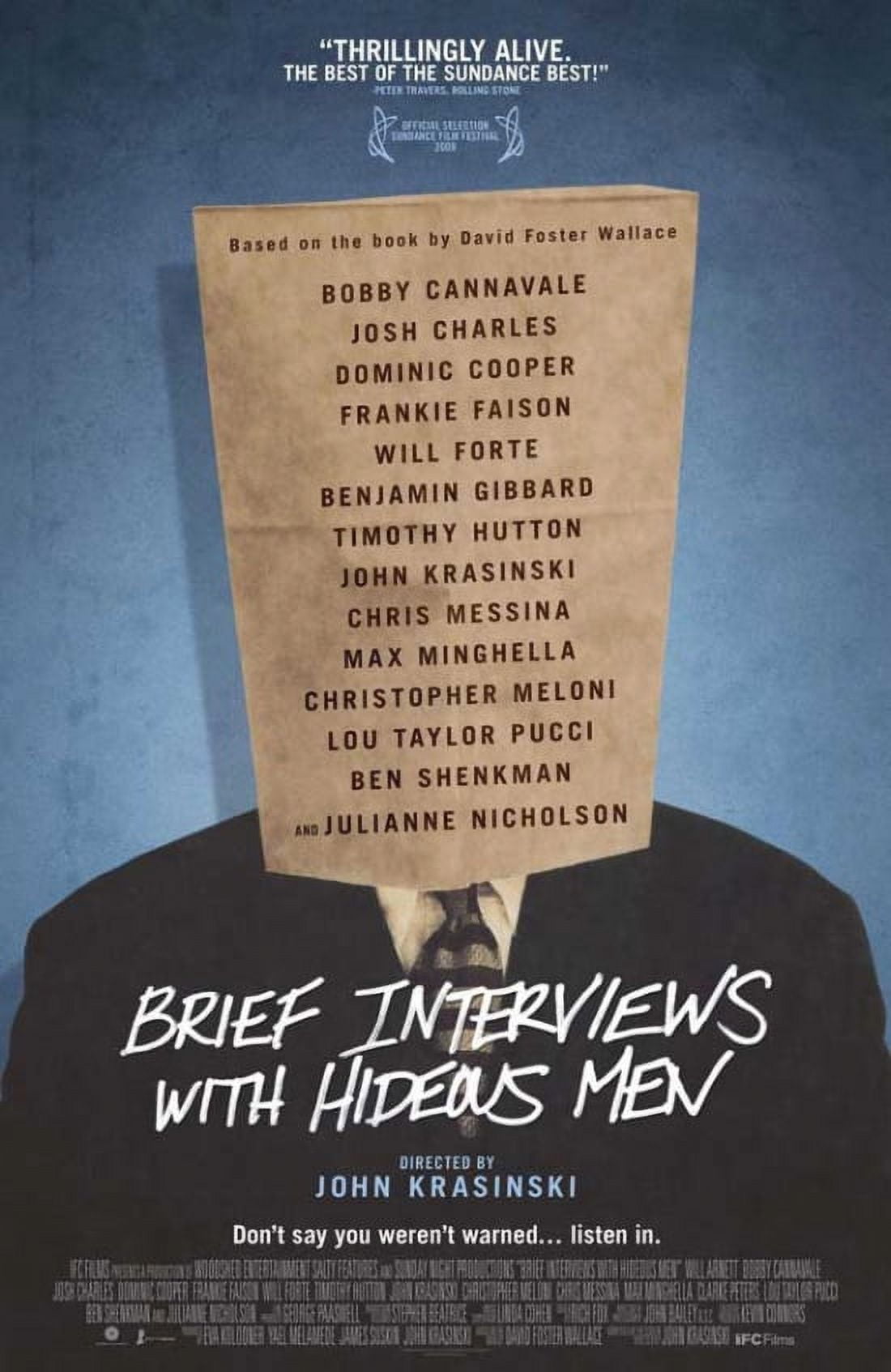 Brief Interviews with Hideous Men Movie Poster (11 x 17) - Walmart ...