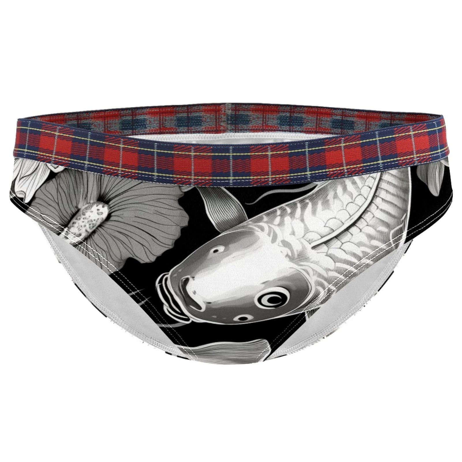 Brief Underwear Bikini Panties for Women Bikini Underwear L Black White ...