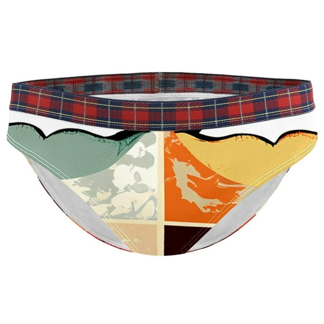 Brief Underwear Bikini Panties for Women Bikini Underwear XXL Abstract ...