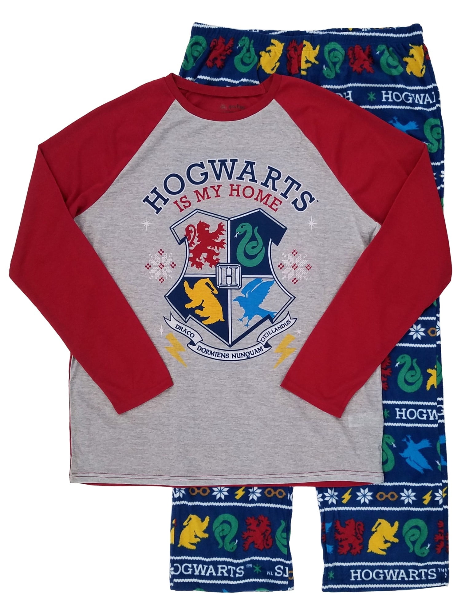 Briefly Stated Mens 2-Piece Harry Potter Sleep Set Sleepwear Pajama Set ...