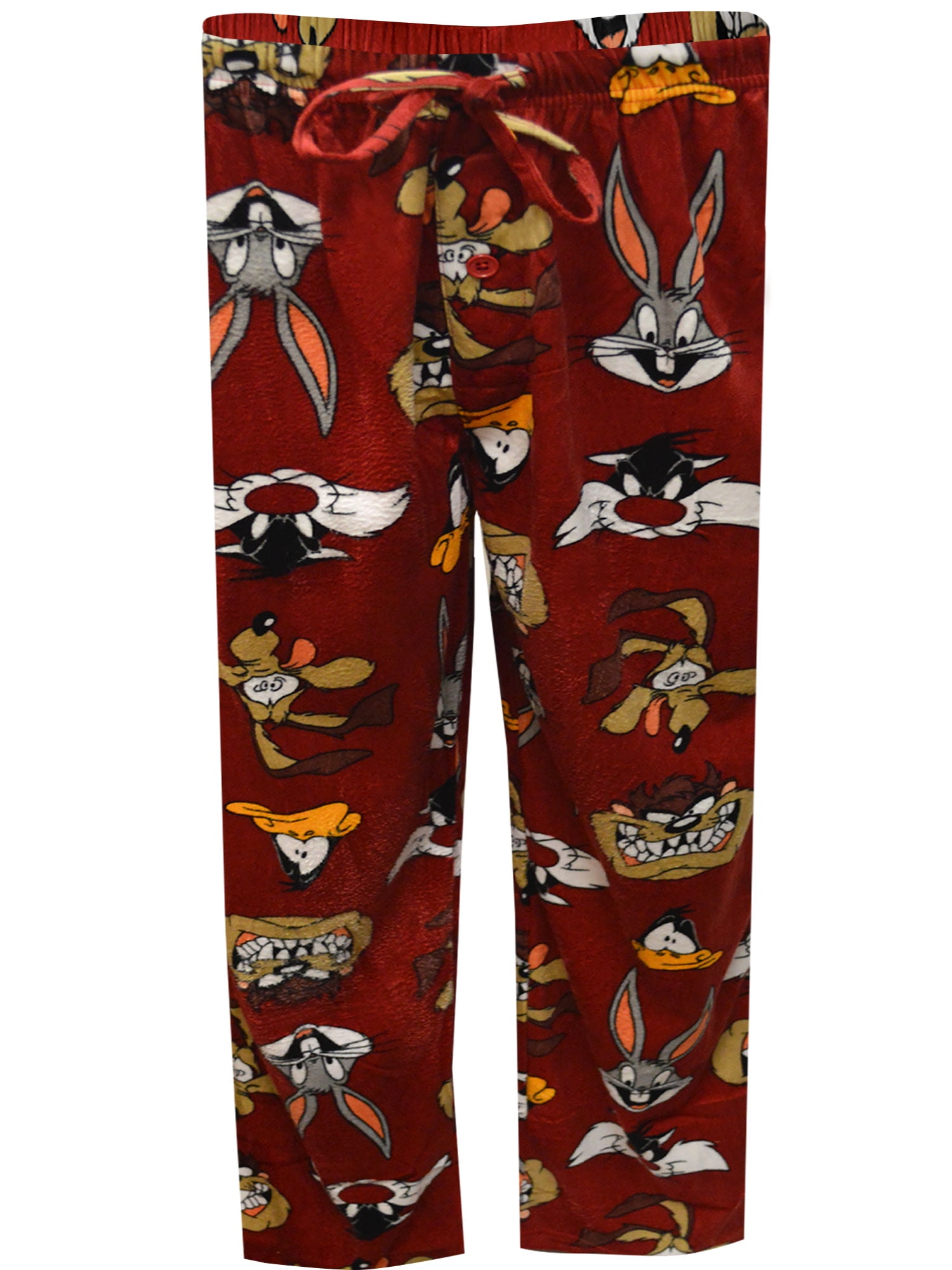 Briefly Stated Men's Looney Tunes Cartoon Characters Minky Fleece ...