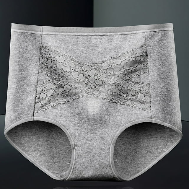 Briefs for Women High Waist Full Coverage Underwear High Waisted No ...