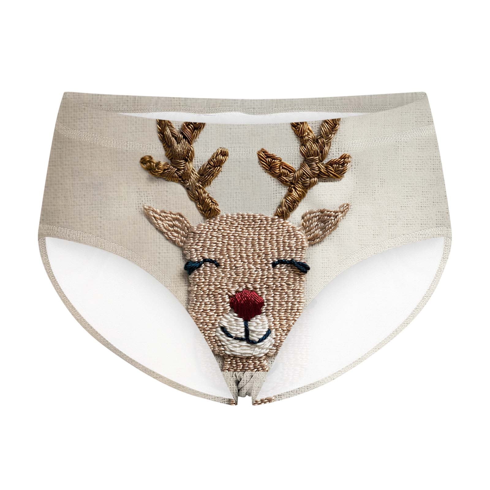 Briefs for Women High Waist Ladies Stretch Panties High Cut V-Waist ...