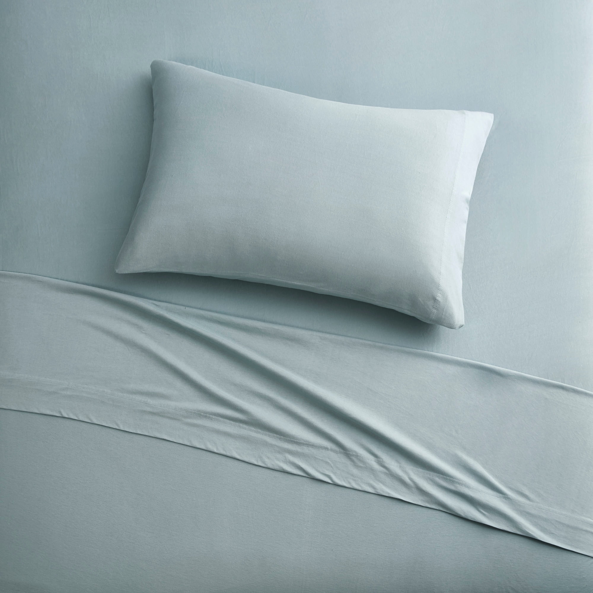Brielle Home 100% Cotton Knit Jersey Sheets Collection - Walmart.com