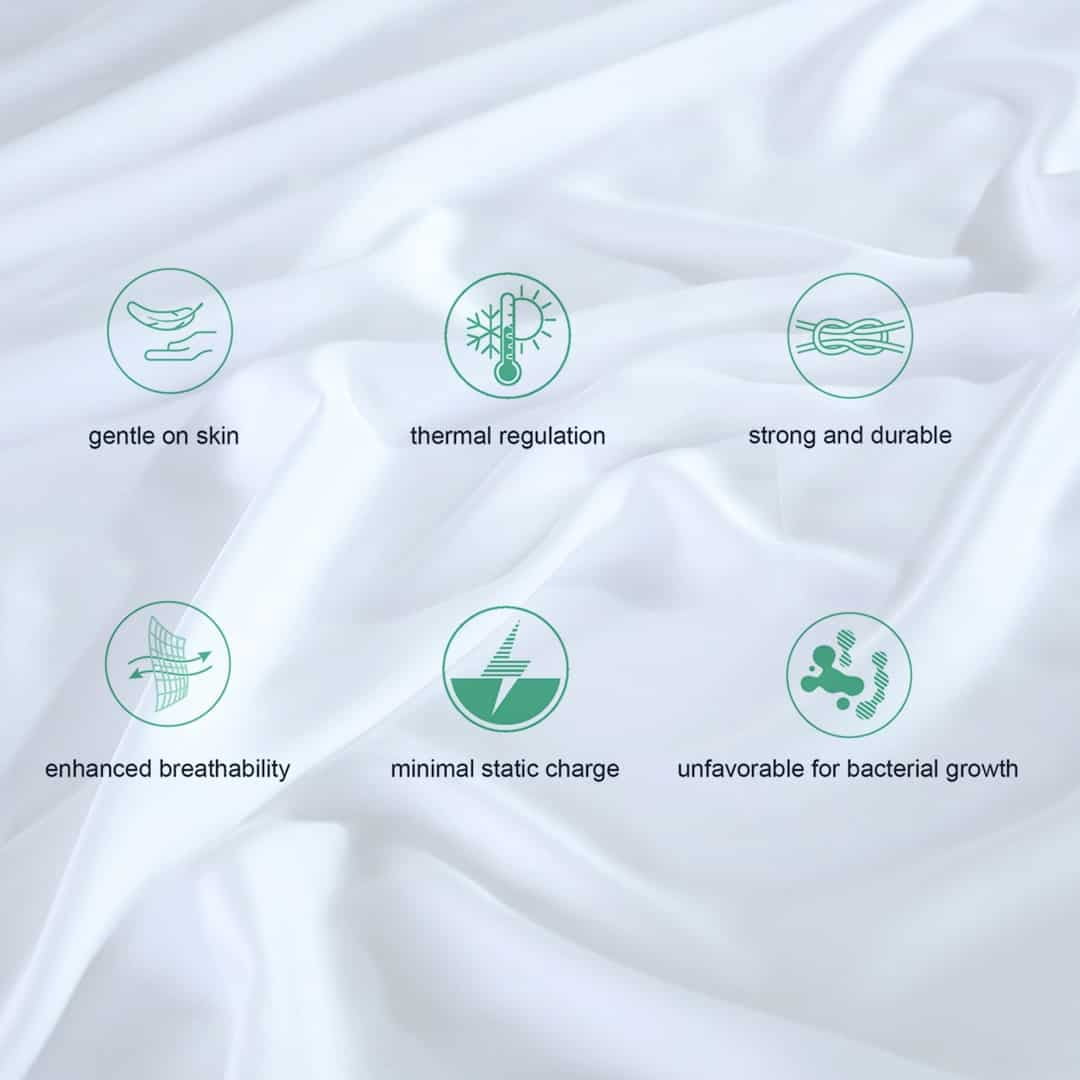 Brielle Home 300 Thread Count TENCEL Lyocell Sateen Sheet Set Grey Twin ...