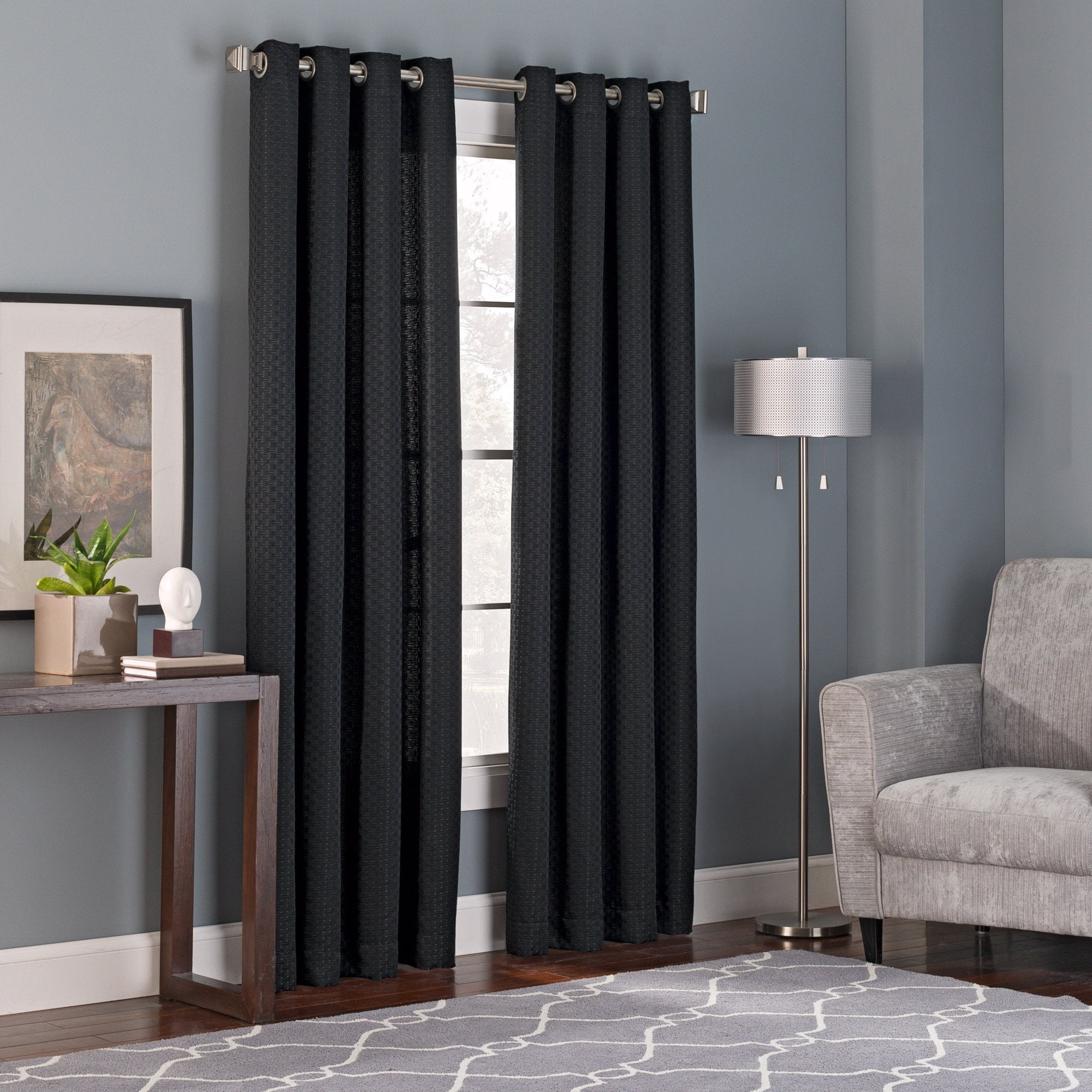 Brielle Home Bianca Curtain Panel - Walmart.com