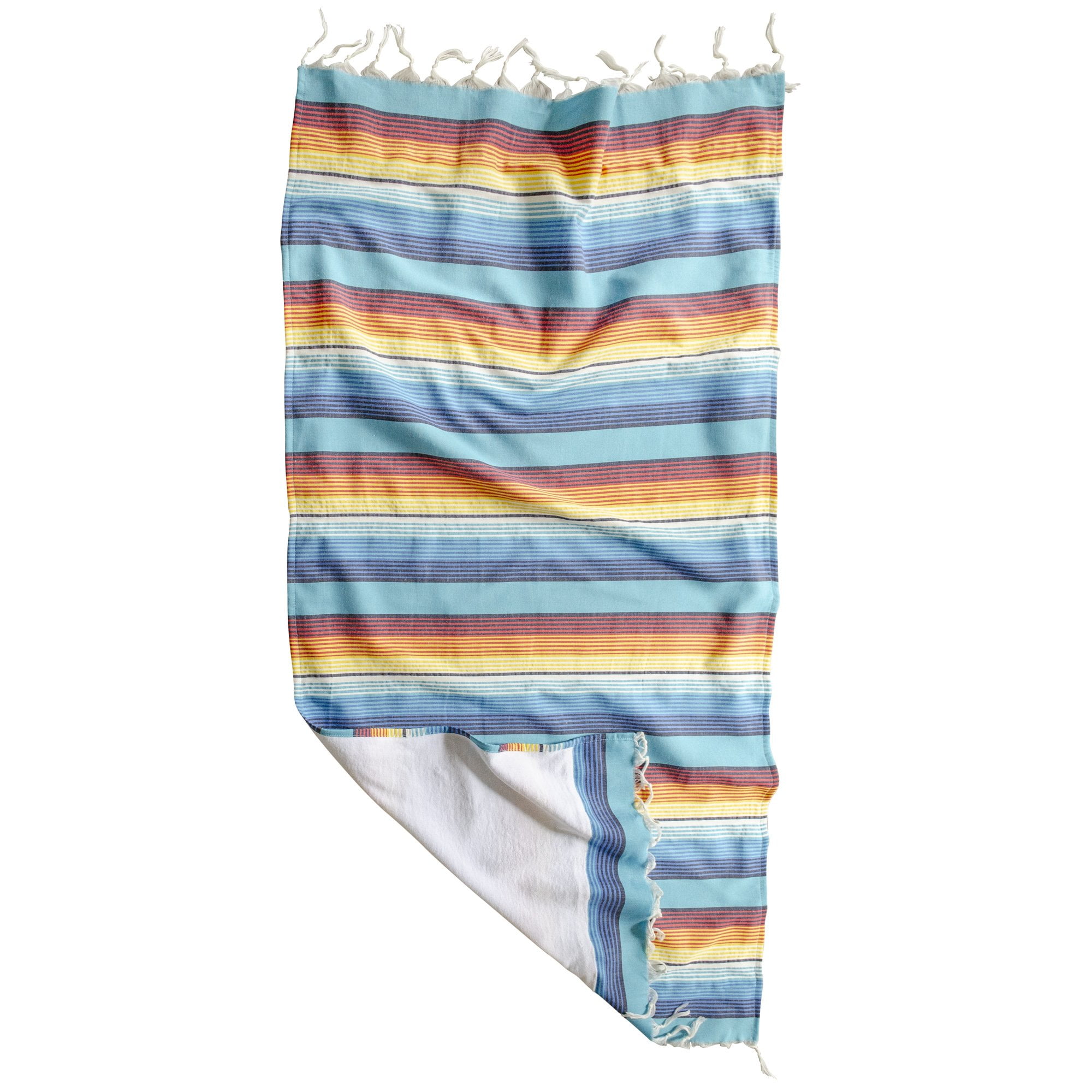 Brielle Home Terry Reverse Turkish Peshtemal Beach Towel - Walmart.com