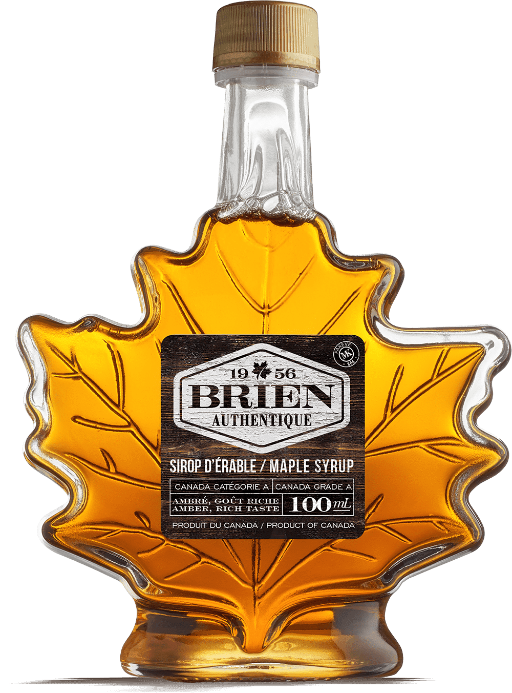 Brien Maple Sweets Pure Maple Syrup 3.4Oz 100ml from Canada - Walmart.com