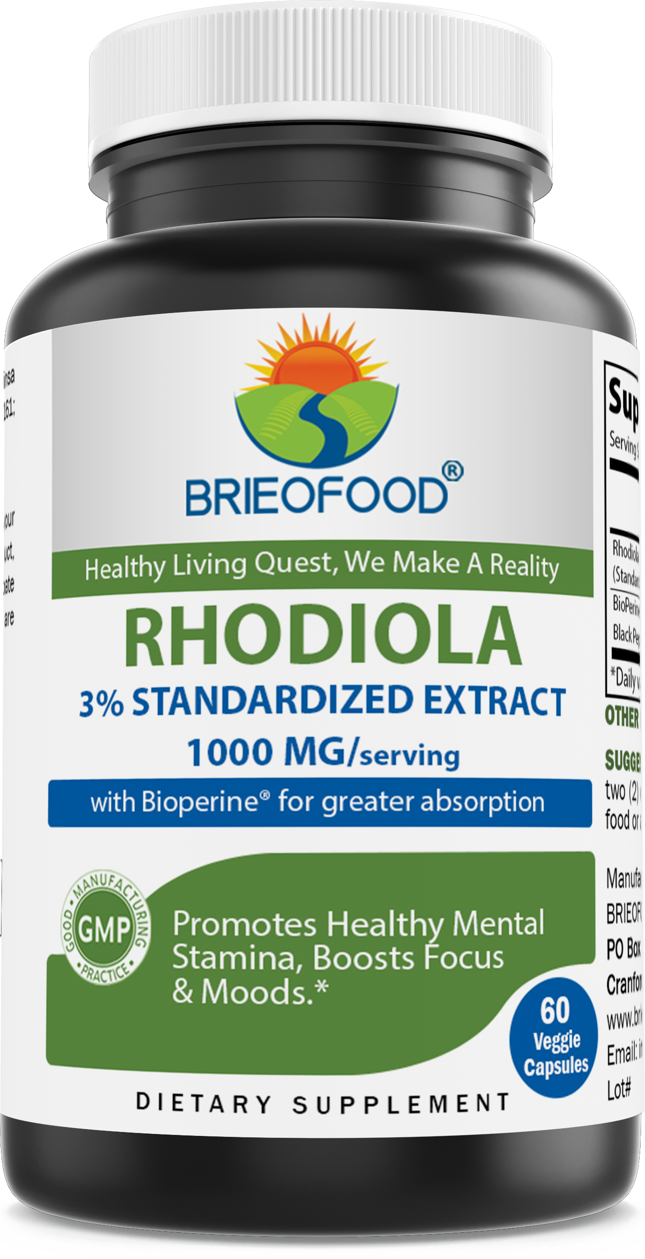 Bluebonnet Standardized Siberian Eleuthero Root Extract, 60 Ct ...