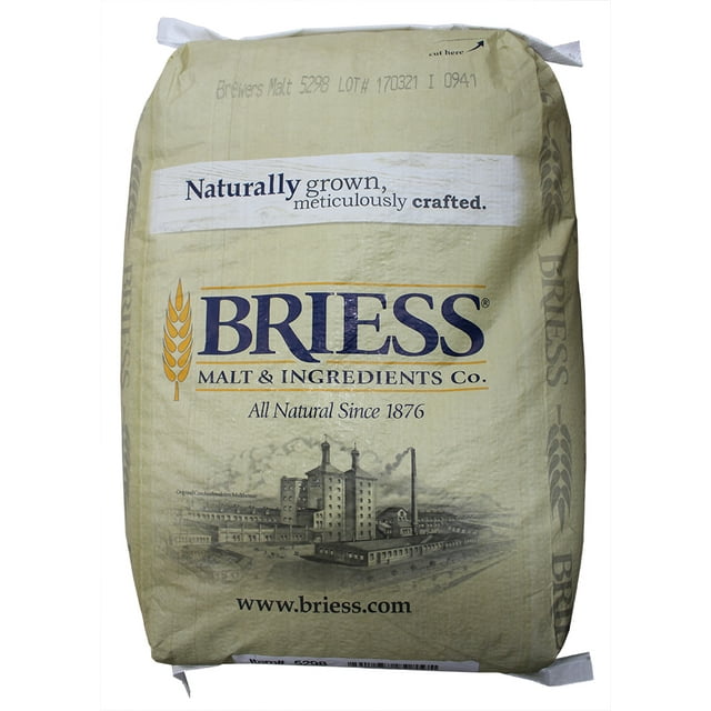 Free Shipping! Briess 2-Row Brewers Malt For Home Brewing-50 Lbs ...