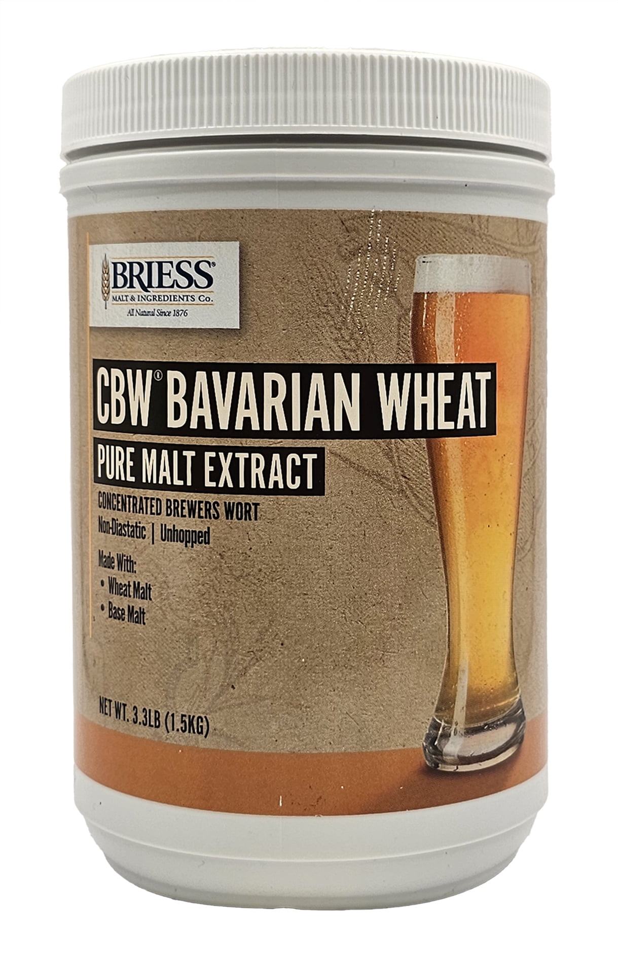 Briess Bavarian Wheat Malt Extract, 3.3 lb. - Walmart.com