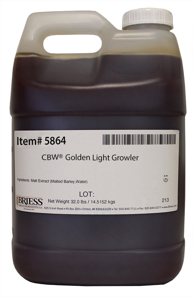 Briess Golden Light Liquid Malt Extract (32 Pound Growler) - Walmart.com