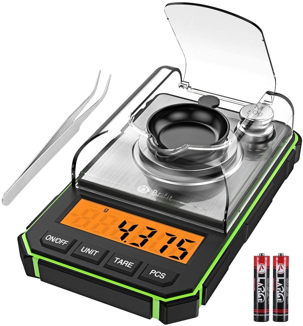 Brifit 50g Mini Scale, 0.001g Precision, Portable with Calibration ...