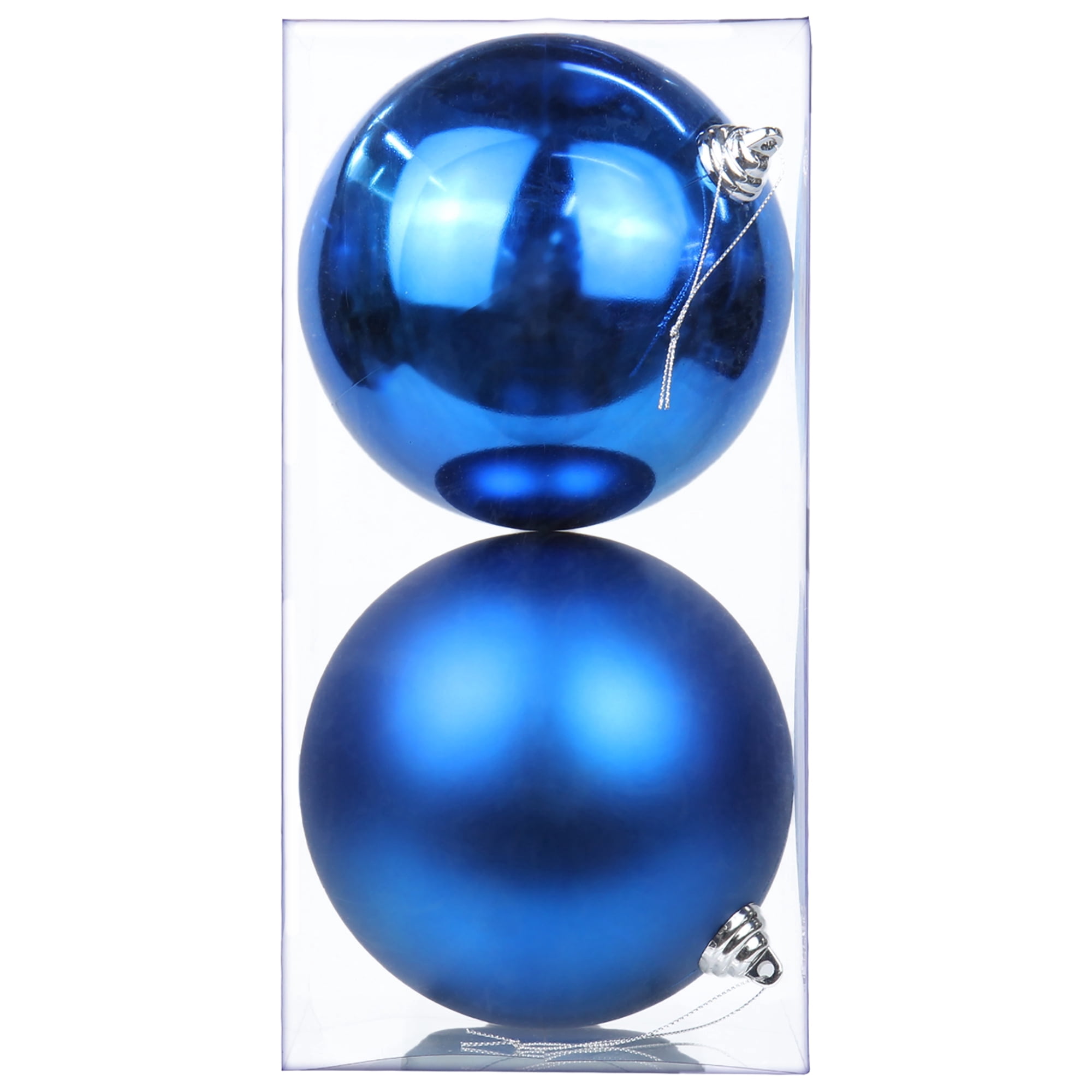 Briful 5.9" Christmas Ornaments Balls 2 Pcs Big Ornaments for Christmas ...