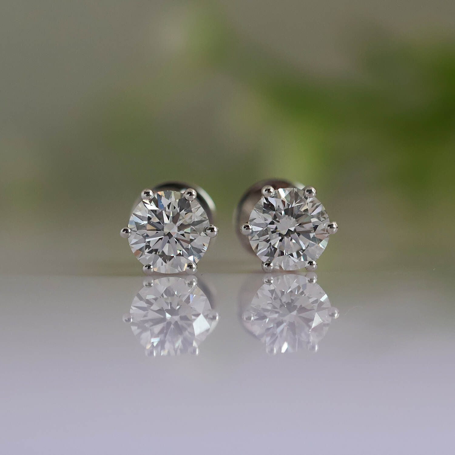 Brig Jewel 1.7 Ct Round Cut Lab Created Diamond Earring for Women's ...