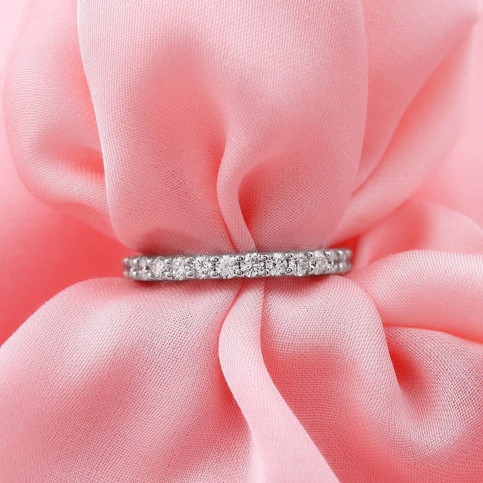 Brig Jewel 1.8 Ct VVS1/D Round Cut Simulated Lab Diamond Ring - 14K ...