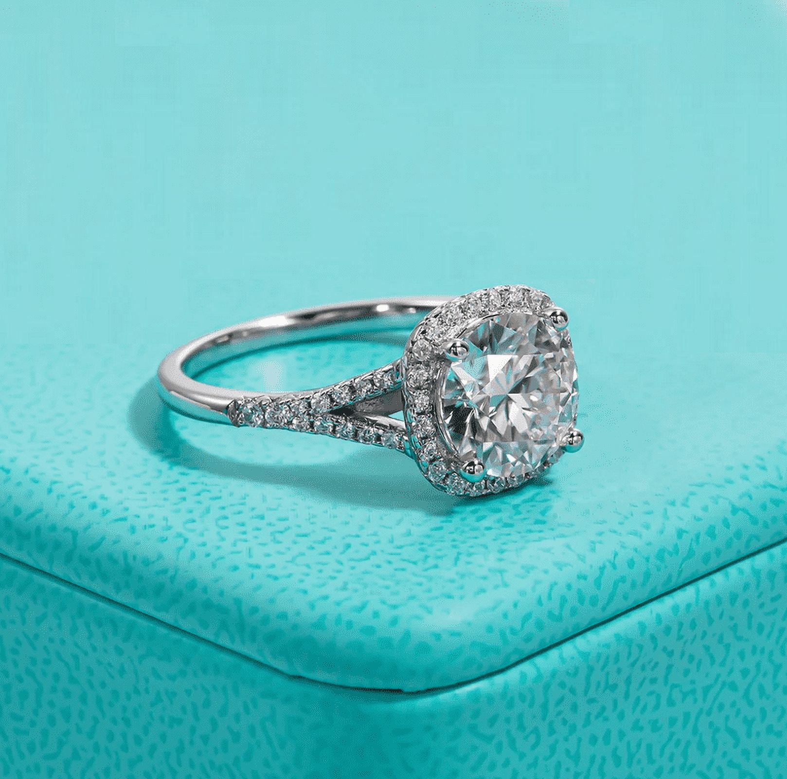 Brig Jewel 2.3 Ct Oval Cut Lab Created Diamond Engagement Ring ...