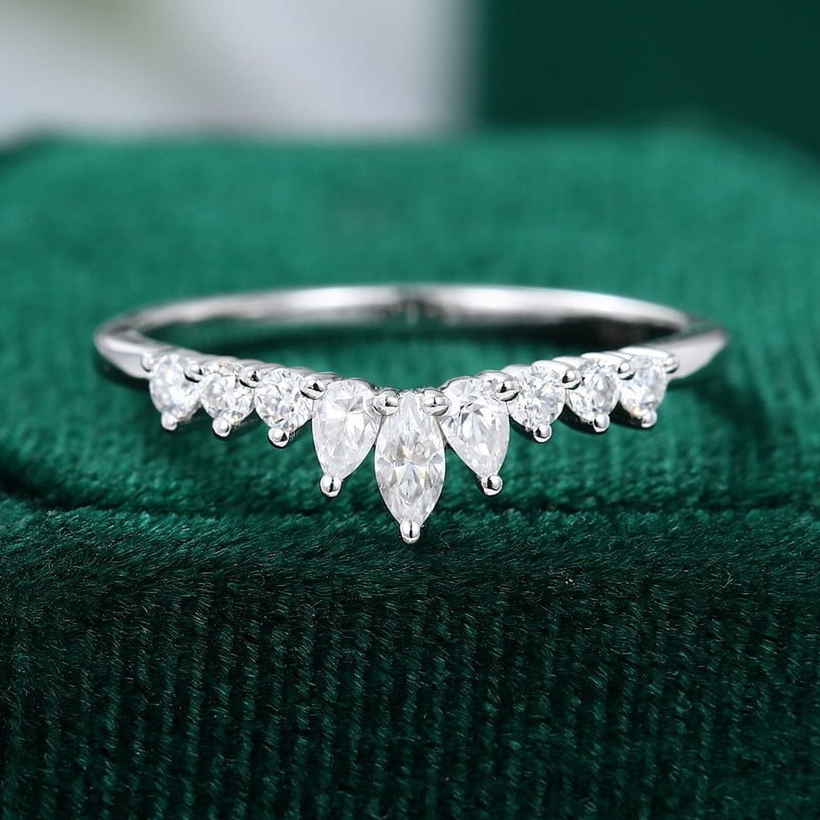 Brig Jewel Excellent 1.5 Ct Marquise Cut Simulated Lab Diamond Ring ...