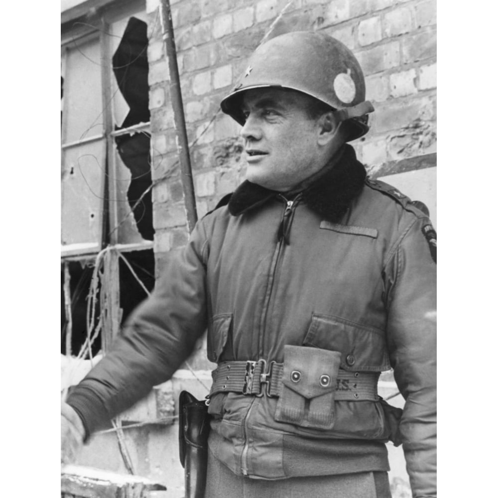 Brigadier General Anthony C. Mcauliffe In Bastogne History (24 x 36 ...