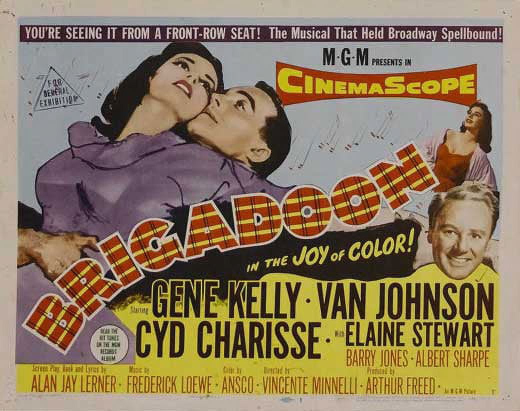 Brigadoon - movie POSTER (Half Sheet Style A) (22" x 28") (1954 ...