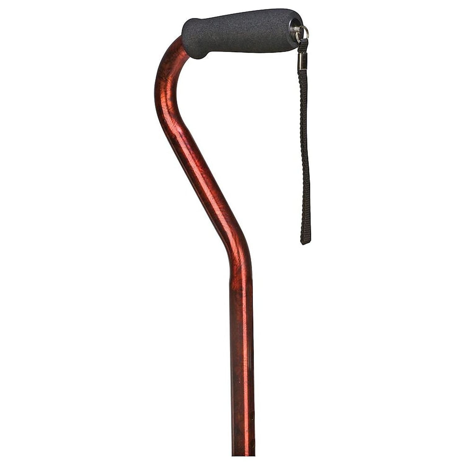 Briggs Healthcare Cane Off Set Alum Adjustable Copper Swirl 502-1300 ...