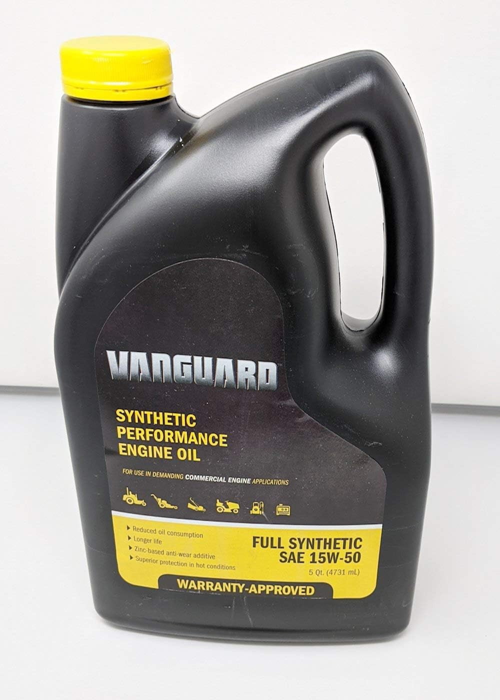 Briggs & Stratton 100170 Vanguard 15W-50 Heavy Duty Synthetic Oil, 5 ...