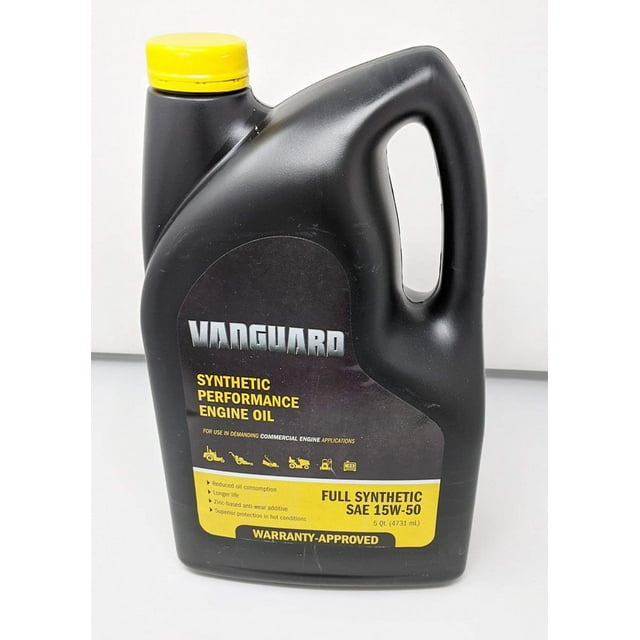 Briggs & Stratton 100170 Vanguard 15W-50 Heavy Duty Synthetic Oil, 5 ...