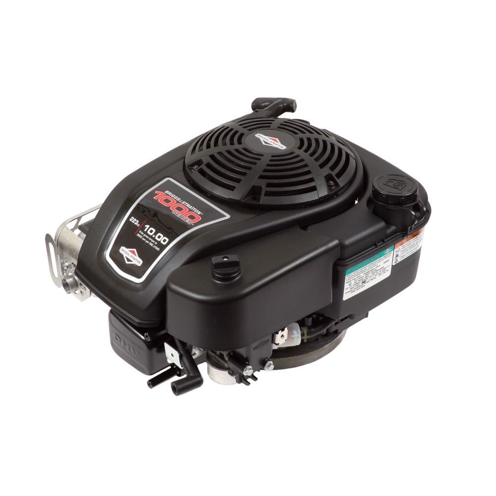 Briggs & Stratton 223cc Vertical Shaft Engine for Riding Lawn Mower, 10 ...