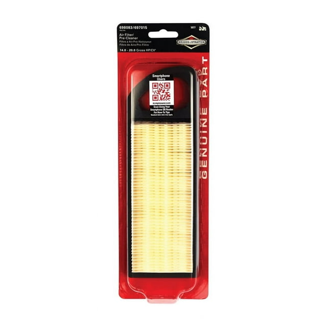 Briggs & Stratton 5077, 5077K Genuine Air Filter Cartridge 794422 and ...