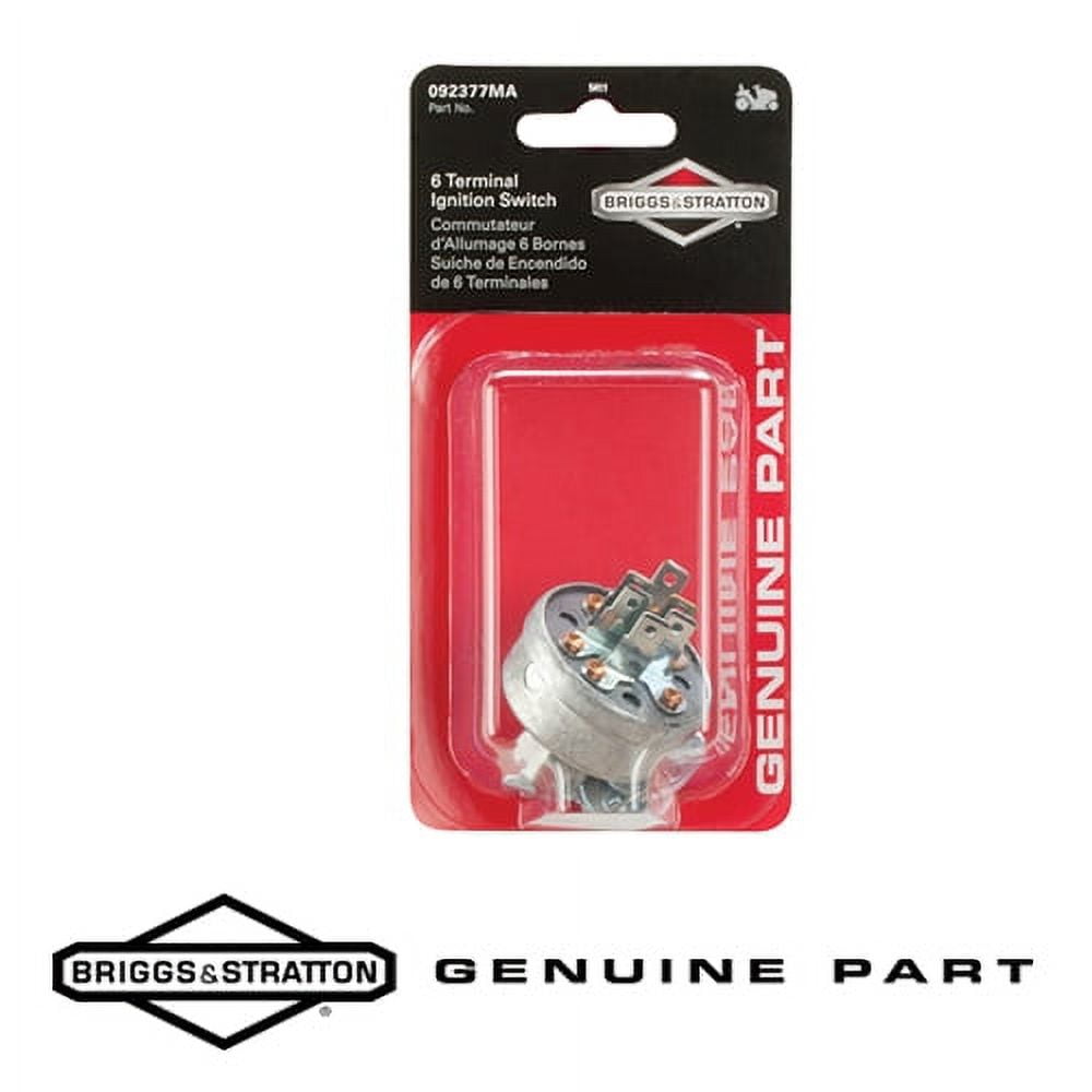 Briggs & Stratton 5411K Genuine 6 Terminal Ignition Switch 092377MA ...