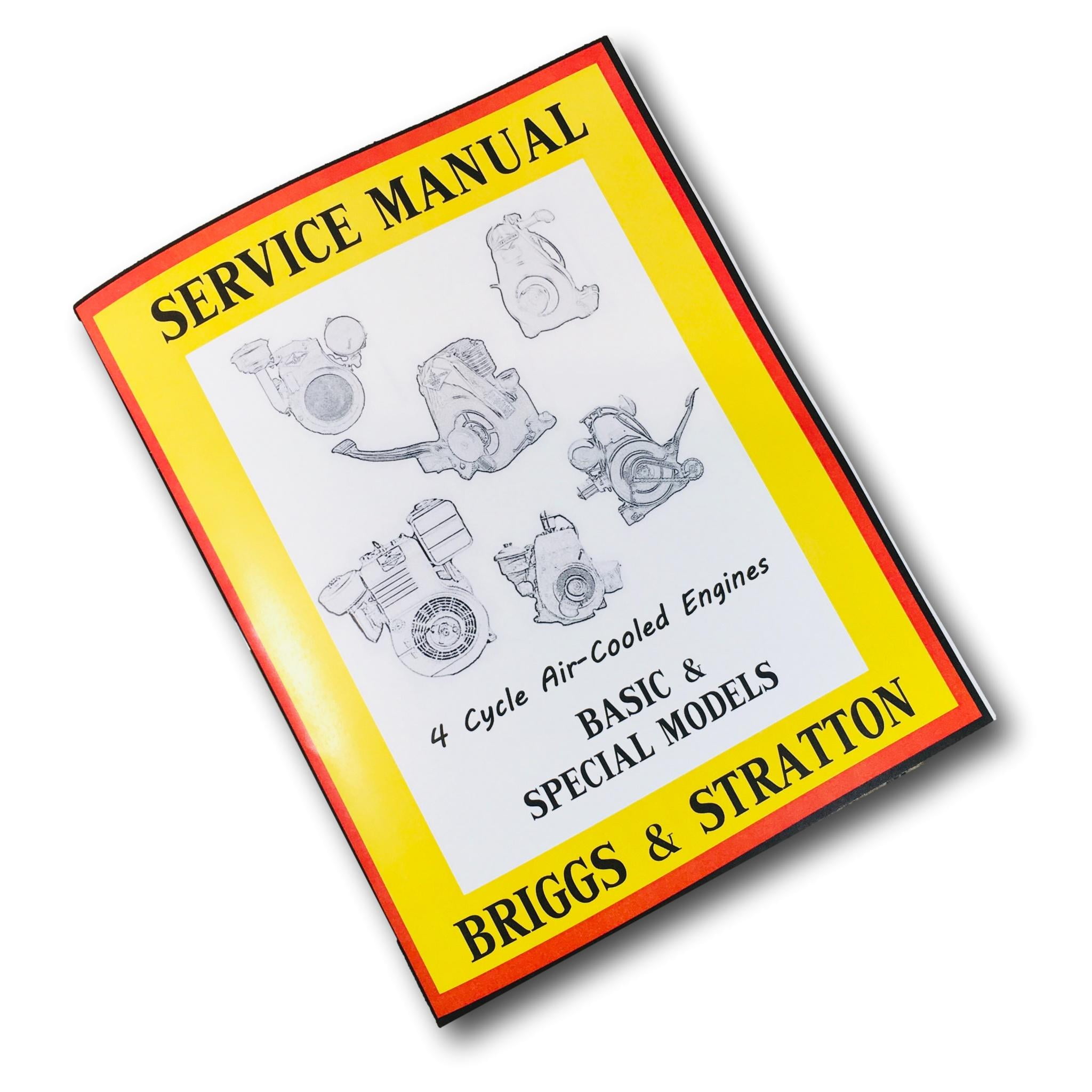 Briggs Stratton Fh Fh1 Fj Fj1 Fj2 Ib Engine Service Shop Overhaul ...