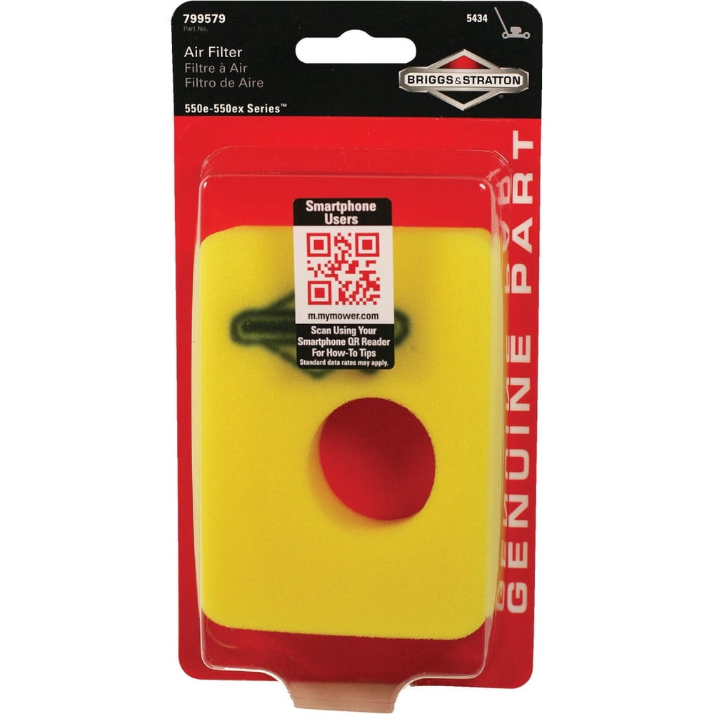 Briggs & Stratton Foam Engine Air Filter 5434K 5434K 701965 - Walmart.com