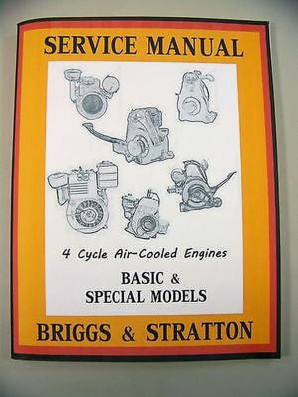 Briggs Stratton Nr2 Nr6 Npri.6 Npr6 Engine Service Shop Overhaul Repair ...