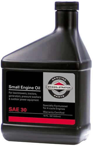 Briggs & Stratton Small Engine Motor Oil 30, 18 fl oz, 100005 - Walmart.com