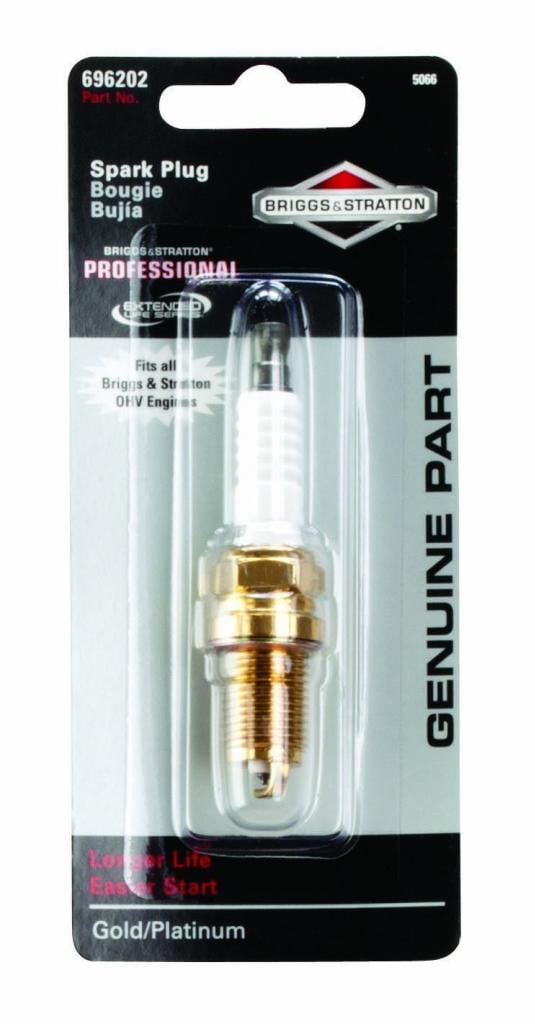 Briggs and Stratton 2PK Spark Plug For OHV Engines 496202 5066K - 5066B ...