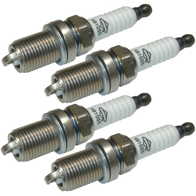 Briggs and Stratton 4 Pack Kohler Compatible Spark Plugs, Genuine OEM ...