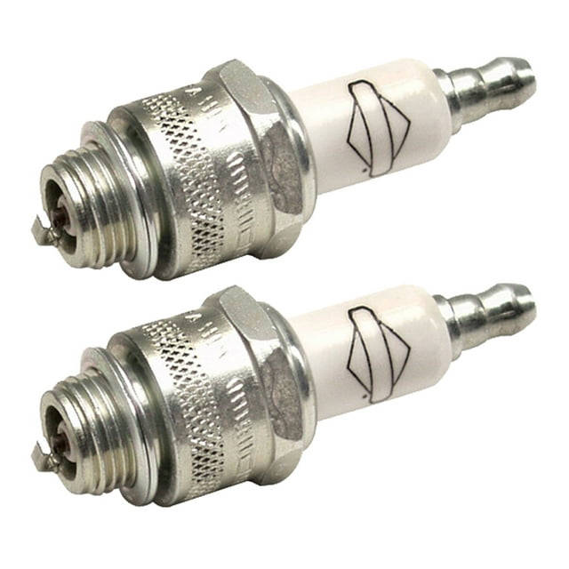 Briggs and Stratton 491055-2PK Spark Plug 2 Pack 805015/72347/491055 ...