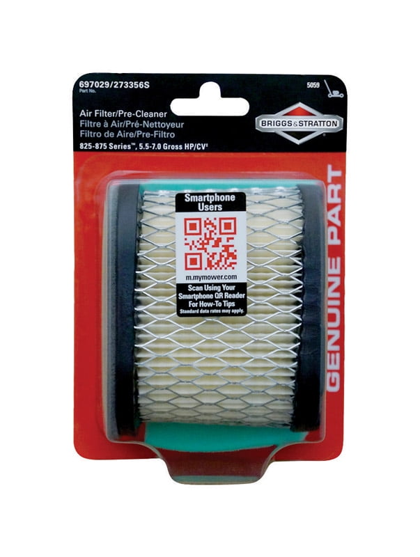 Briggs and Stratton Air Filter with Pre-Cleaner - Walmart.com