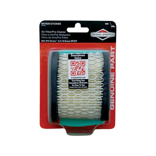 Briggs and Stratton Air Filter with Pre-Cleaner - Walmart Business Supplies