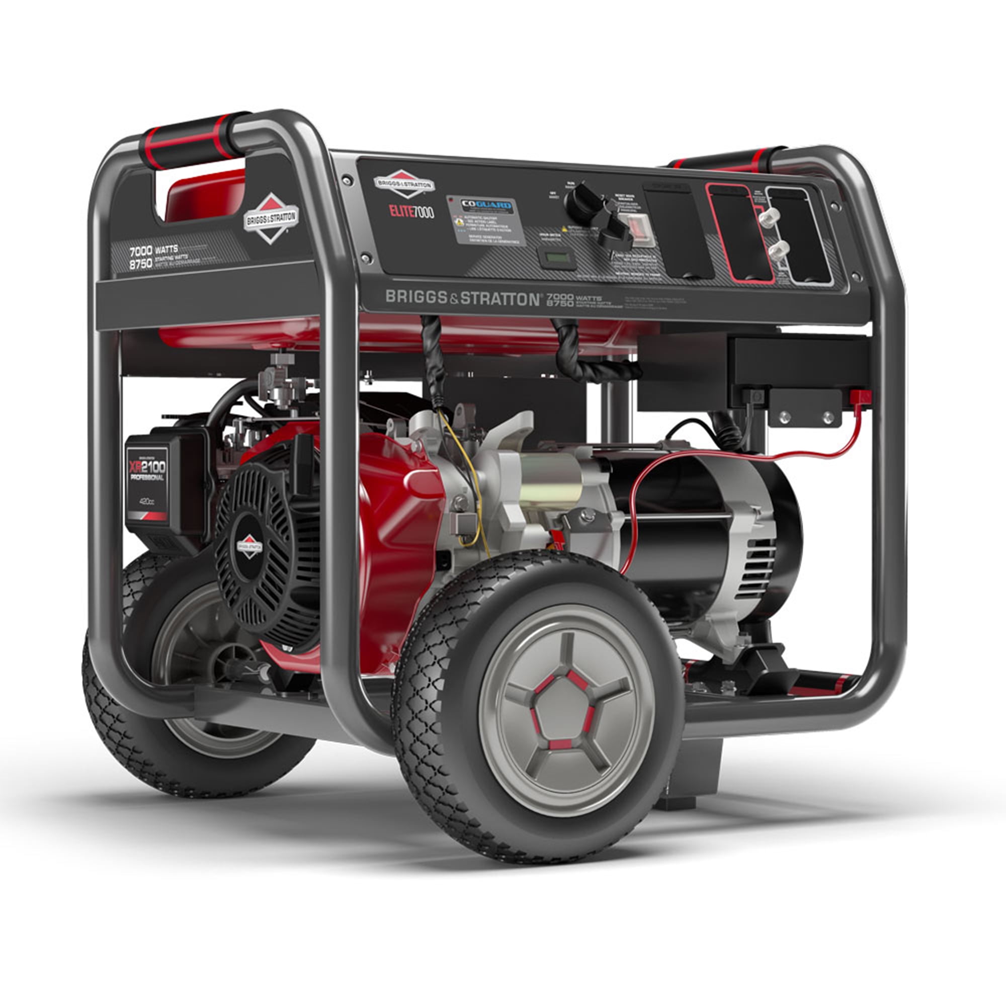 Briggs and Stratton Elite Series 7000-watt Portable Generator with CO ...