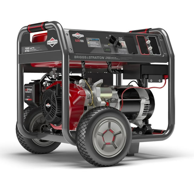 Briggs and Stratton Elite Series 7000-watt Portable Generator with CO ...