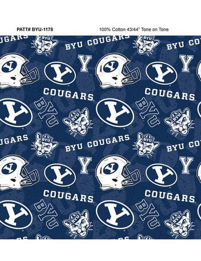 Brigham Young BYU-1178 Tone on Tone cotton - Walmart.com