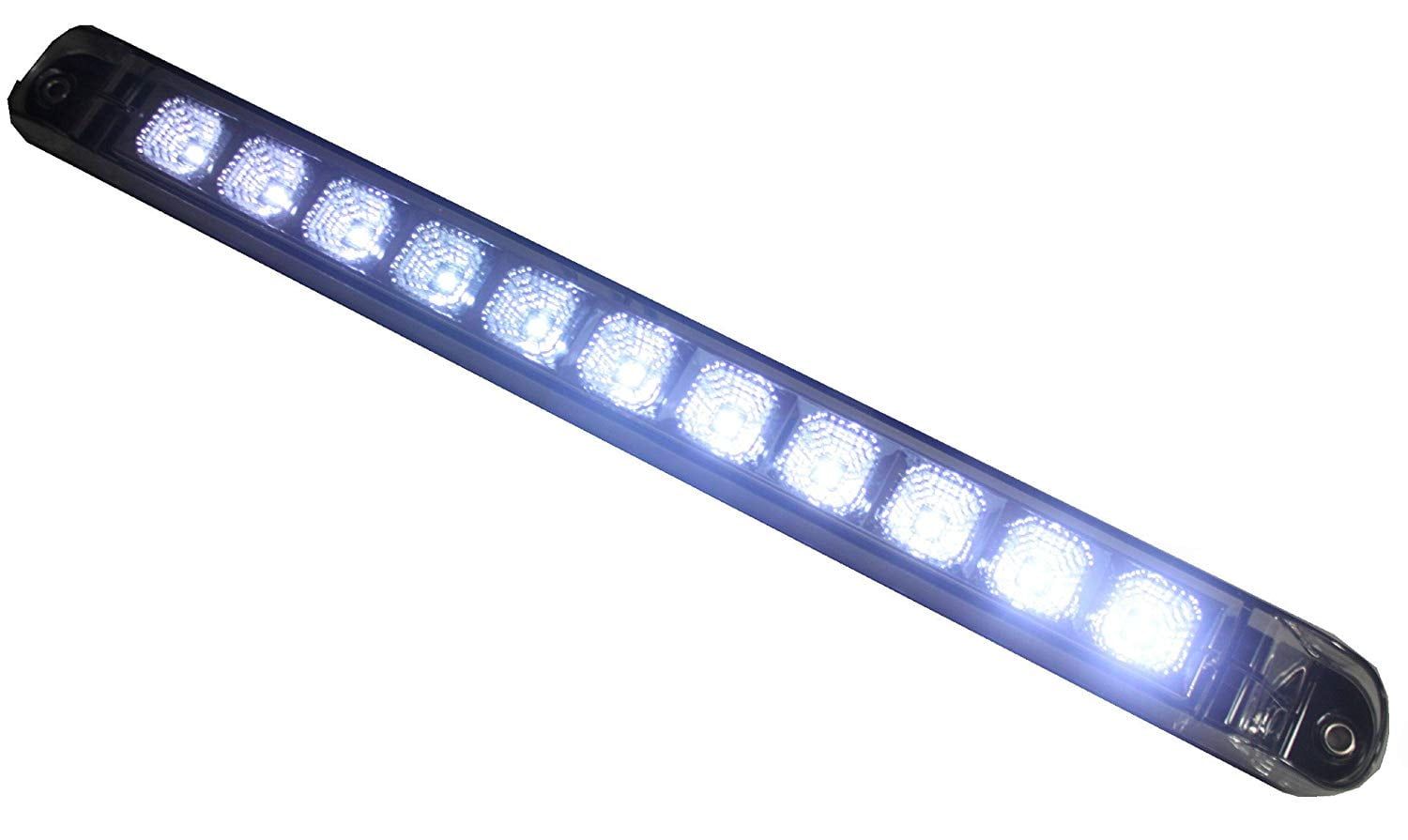 Smiling JuJu Bright 17in Clear White LED Back-up Reverse Fog Light Bar ...