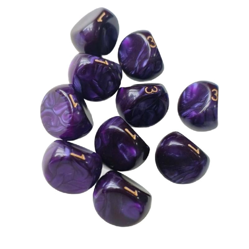 Bright 3-Sided Acrylic Set for Math Games, Travel & Safe Educational ...