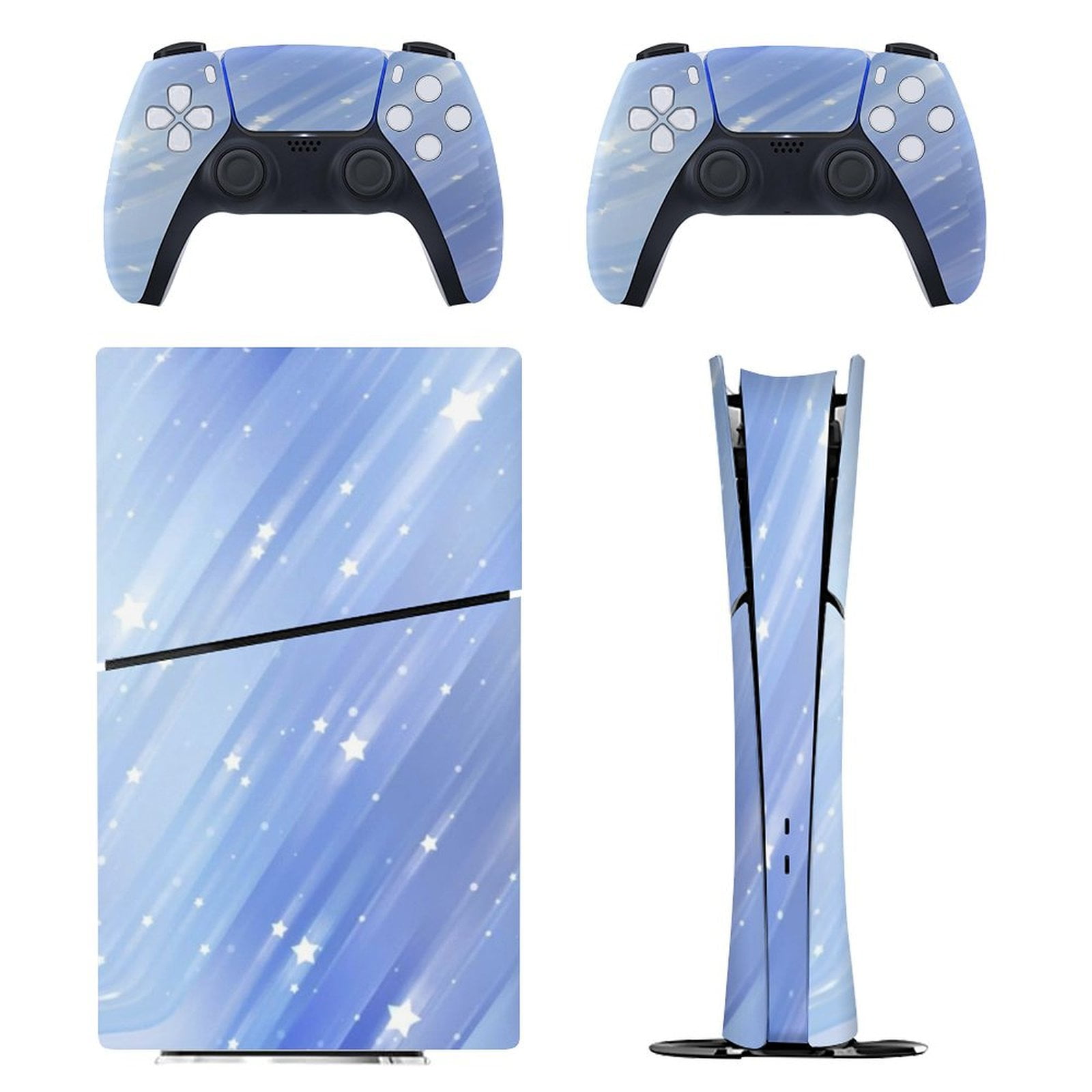 Bright Abstract Blue Background with Glitter And Stars PS5/PS5 Pro/PS5 ...