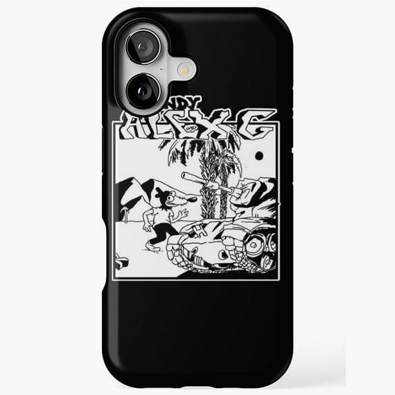 Bright Alex G Survivor Minimal Logo Case for iPhone 17 to 11 Pro Max ...