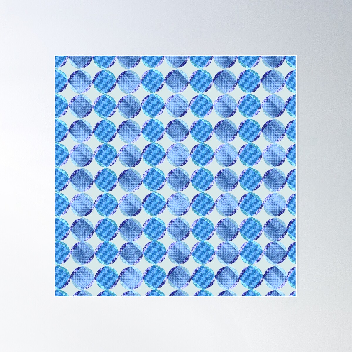 Bright And Blurry Poster Wall Art, Modern Wall Decor For Living Room ...