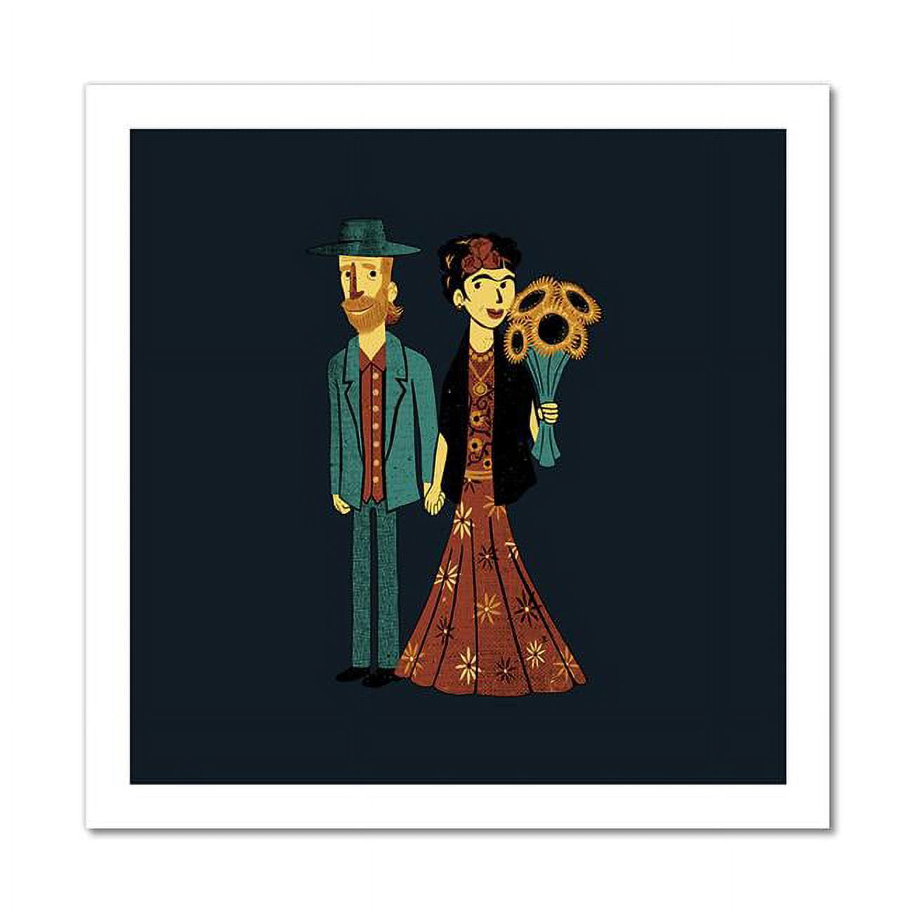 Bright And Happy Rectangle frame 12" X 18" Artwork - Walmart.com