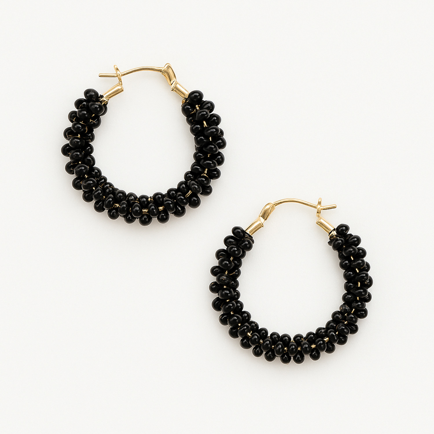 Bright And Light Seed Bead Hoop Earrings - Walmart.com